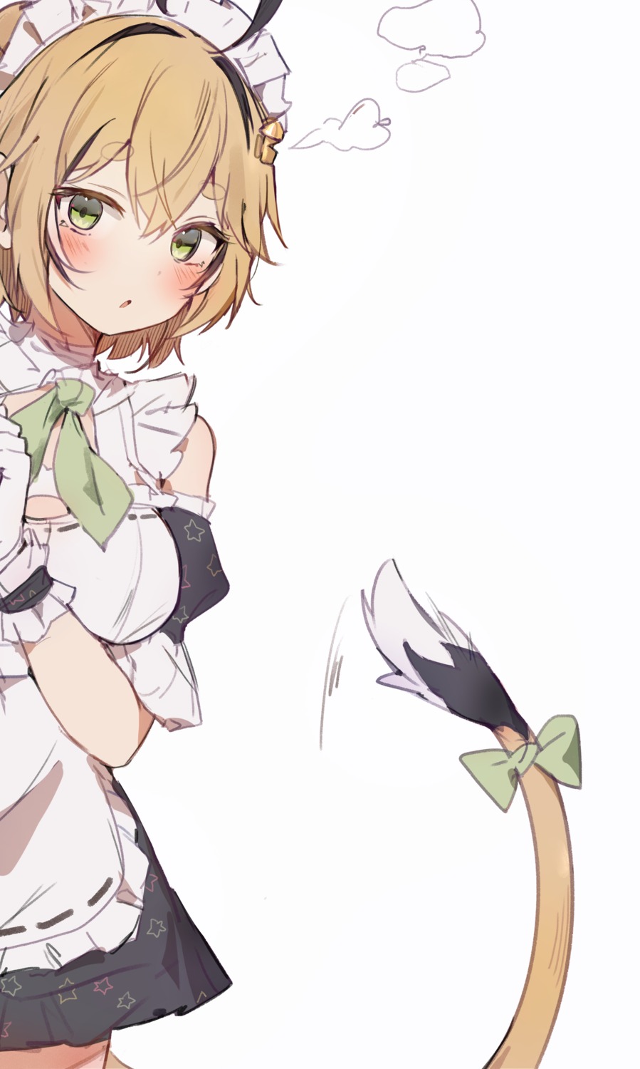 orobou indie virtual youtuber dooby (vtuber) maid tail | #1234795 | yande.re